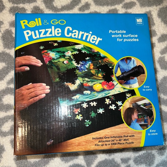 Hasbro | Games | Puzzle Carrier Roll Go | Poshmark